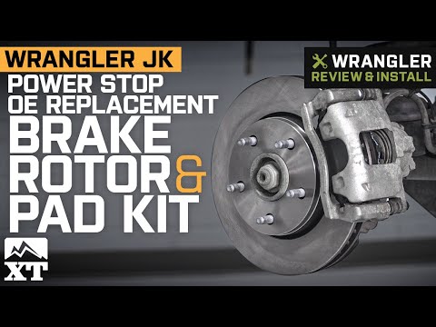 Jeep Wrangler JK Power Stop OE Replacement Brake Rotor & Pad Kit - Front Review & Install