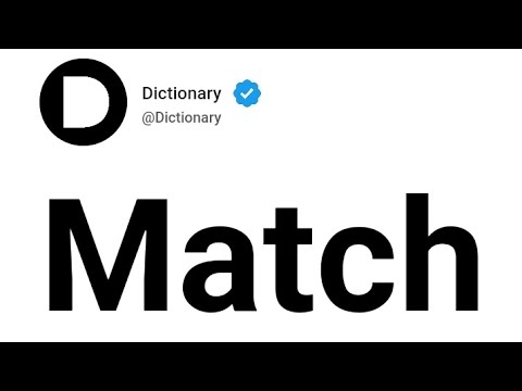 Match Meaning In English