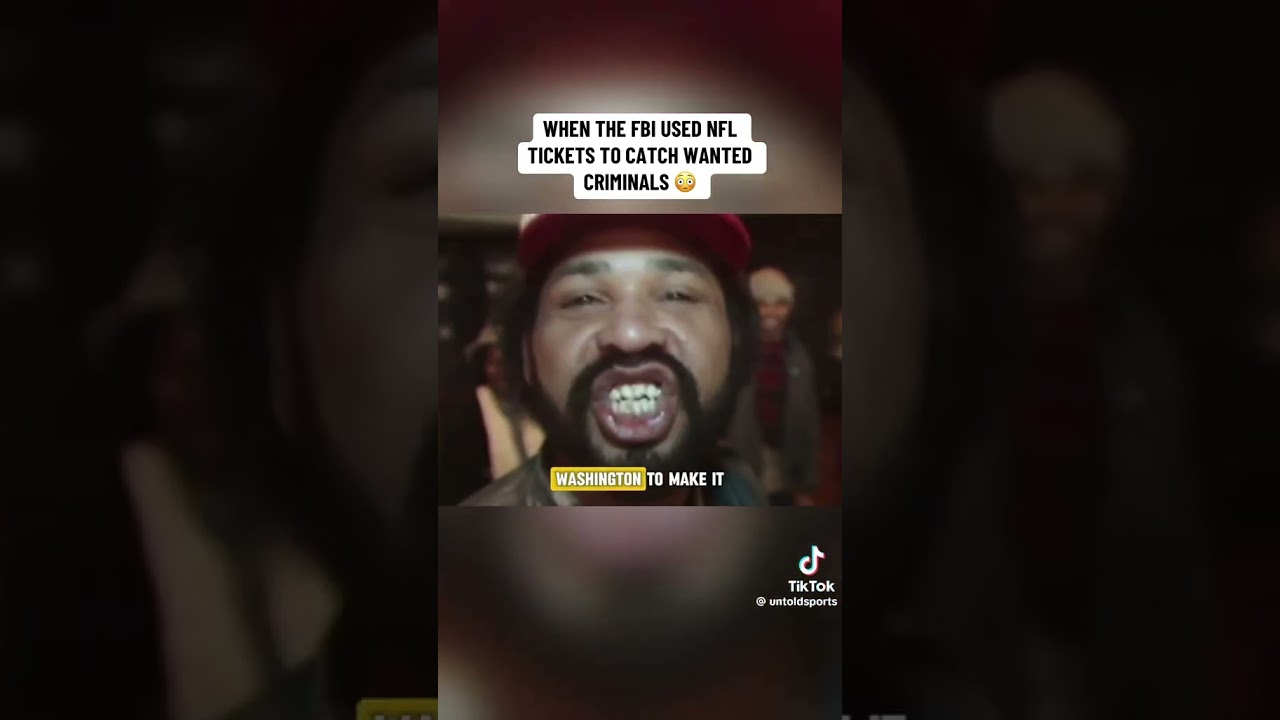 In #1985 #fbi used #washingtonredskins tickets to catch criminals #commanders #nfl #sports #footbal