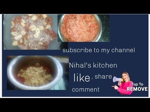 Indian carrot dessert #gajar ka halwa|||