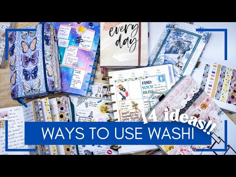 14 Creative Ways to Use Washi Tape (journals, planners and more!)