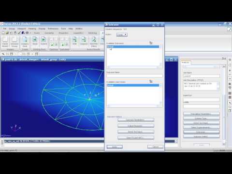 MSC Nastran; Patran Tutorial - Normal Modes; Pshells and Cylindrical ...