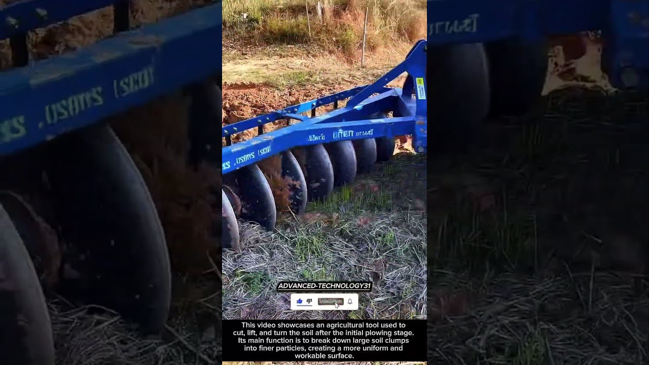 Soil Tilling Tool – Breaking Clods for Better Land Preparation !! #innovation #tool #tools