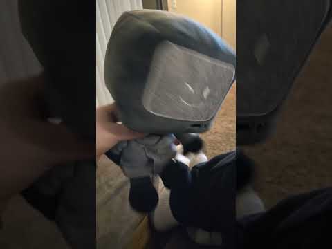 I got the skibidi toilet tv man plush