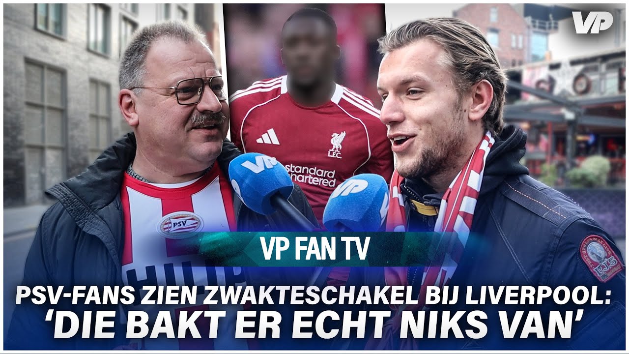PSV-fans over Liverpool