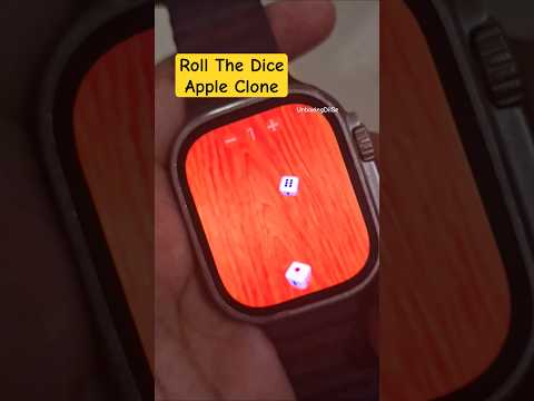 Roll The Dice in Apple Clone smartwatch #apple #unboxing #games #shortsviral