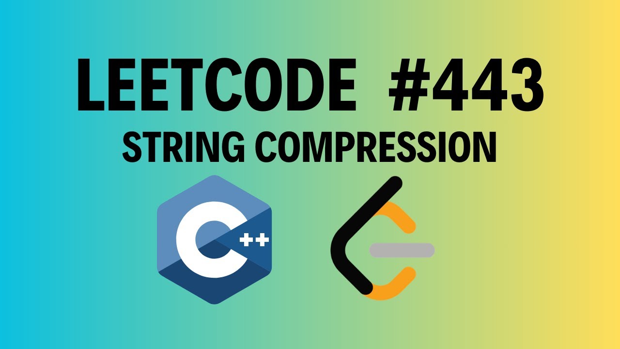 LeetCode 443 | String Compression | Optimal Two-Pointer Solution