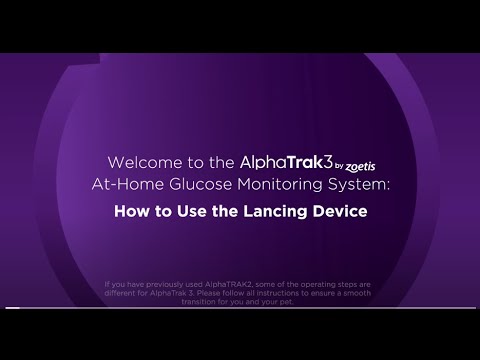AlphaTrak3 How to Use the Lancing Device
