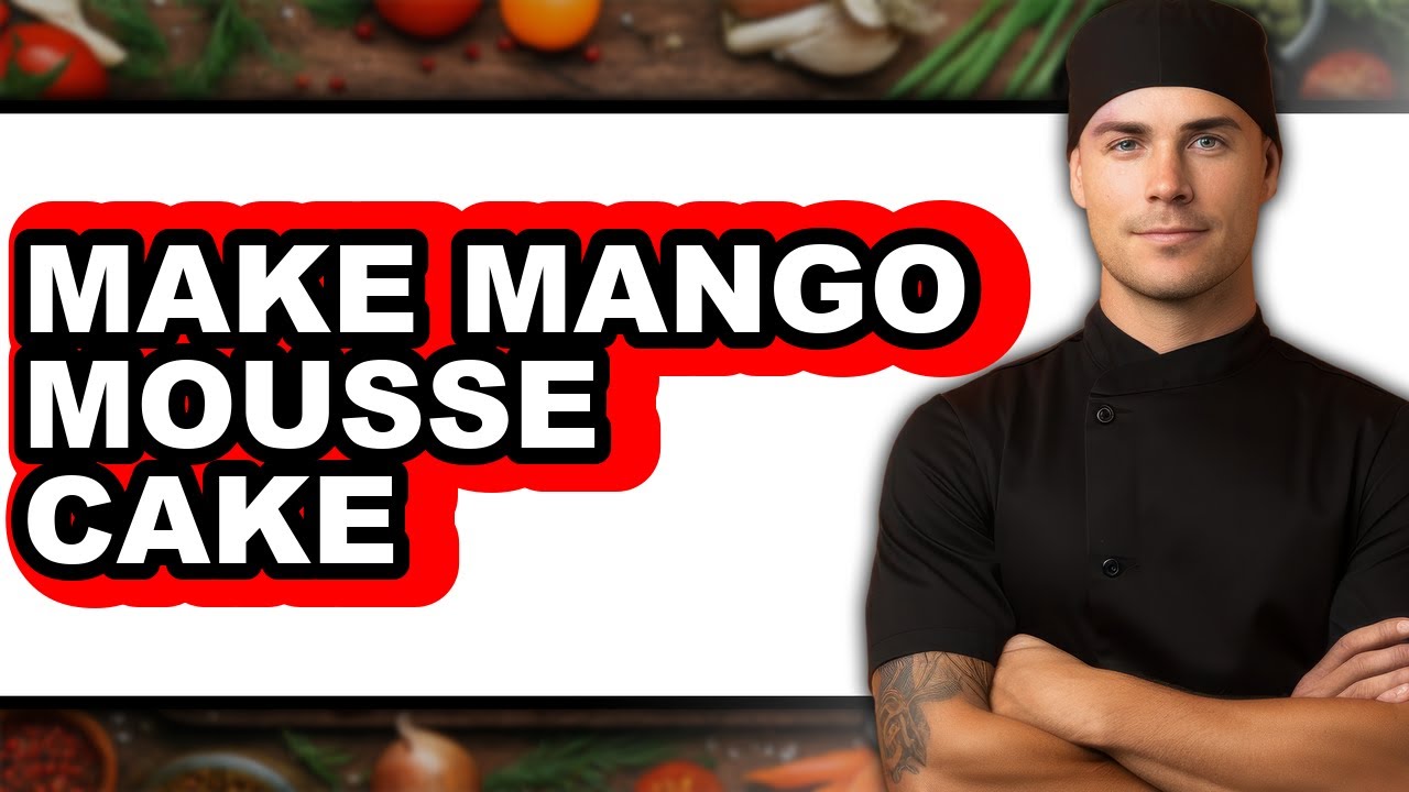 How to Make Mango Mousse Cake (Easy Method)