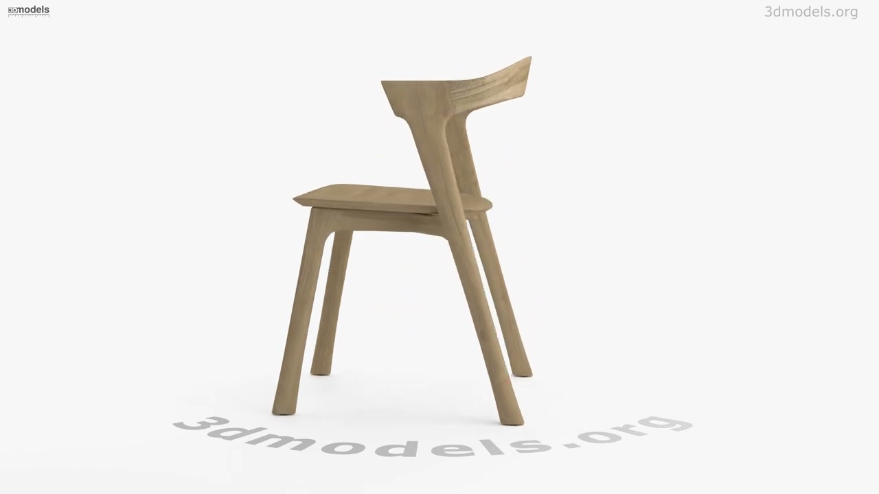 Ethnicraft Bok Dining Chair 3D model by 3DModels.org