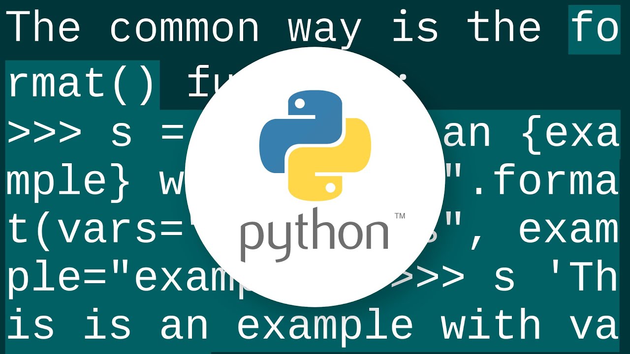 How do I create a multiline Python string with inline variables?