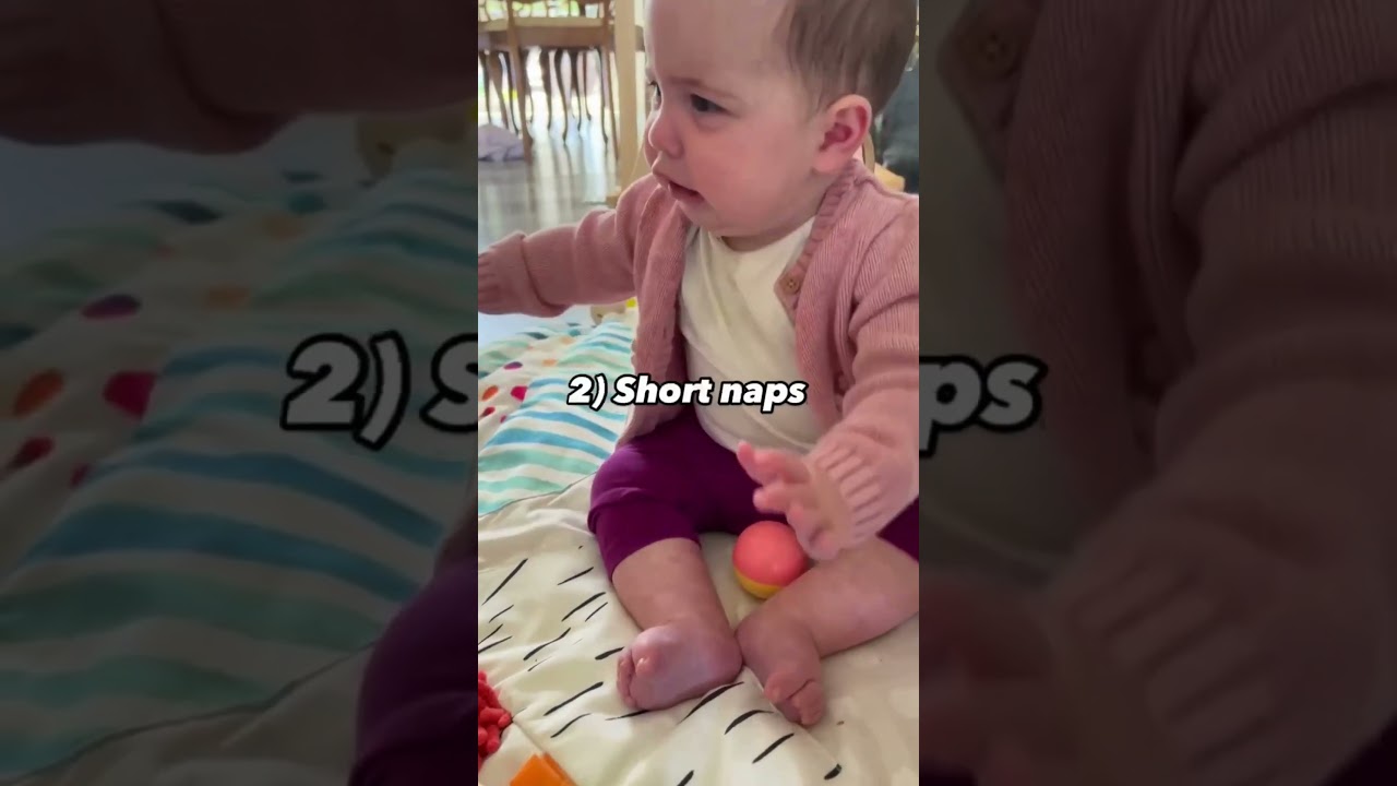 How To Help Your Baby Through The 6 Month Regression #babysleephelp #infantsleep #momlife#parenting