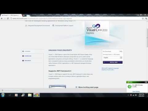 Lesson 0: Installing Visual C++ 2010 Express. Beginning Programming with Visual Studio C++
