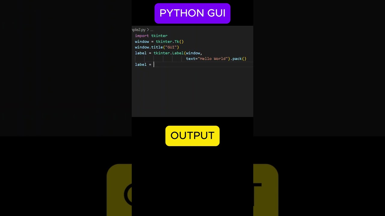 How To Create Gui Using Tkinter Python Tutorial Python Tkinter ...
