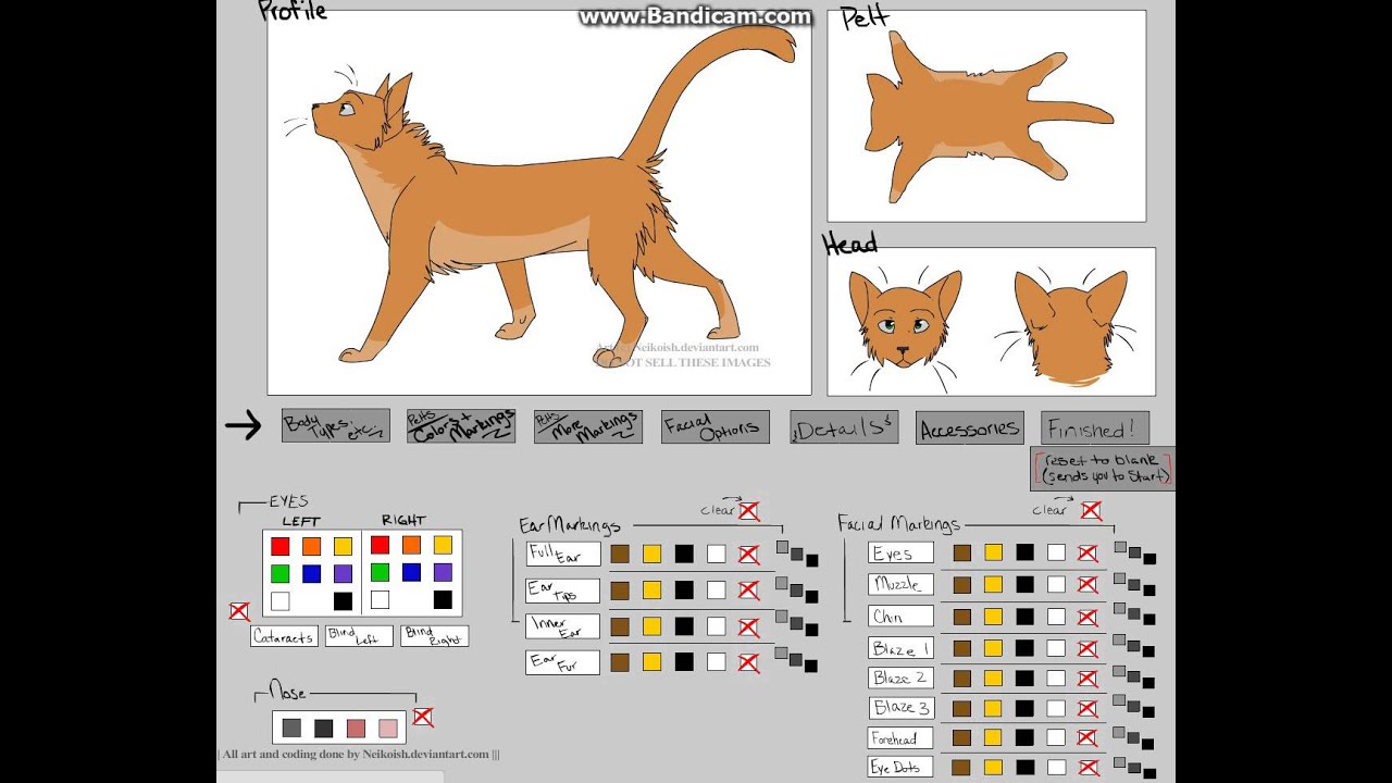 Warrior Cat Maker Deviant art: Firestar/Fireheart