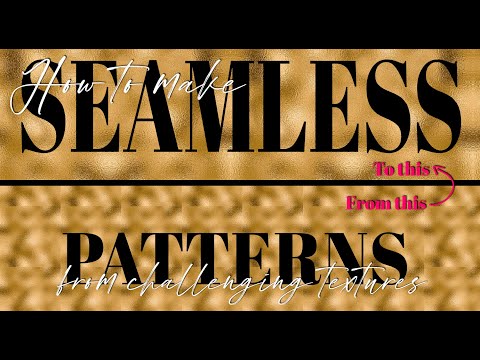 Seamless Pattern Photoshop Tutorial for Metallics & Advanced Textures