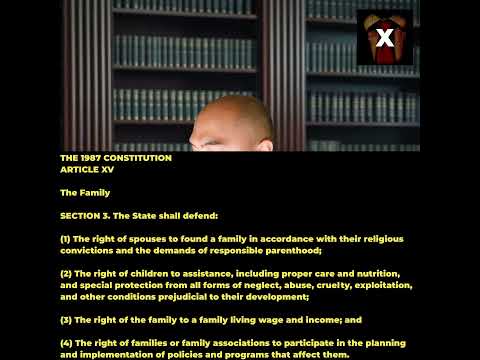 THE 1987 CONSTITUTION ART 15 THE FAMILY SECTION 3