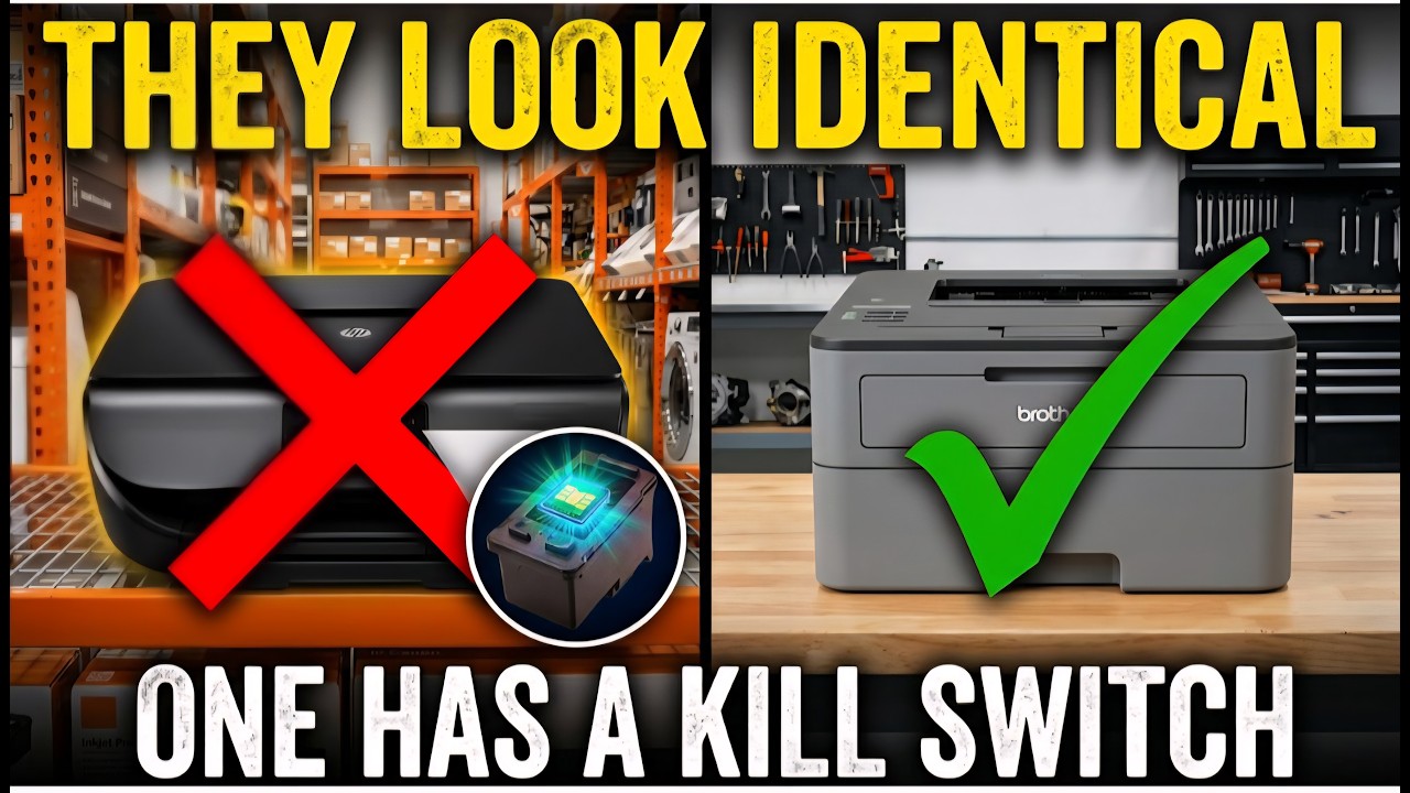 Why 90% of New Printers Are Garbage (The Ink Cartridge Scam)