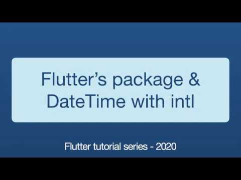 09-Flutter basics-Add packages and format DateTime with intl