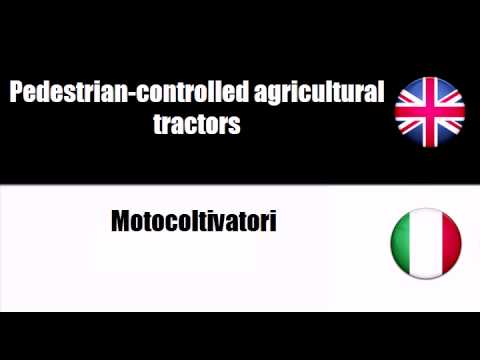 ENGLISH ITALIAN   Tractors