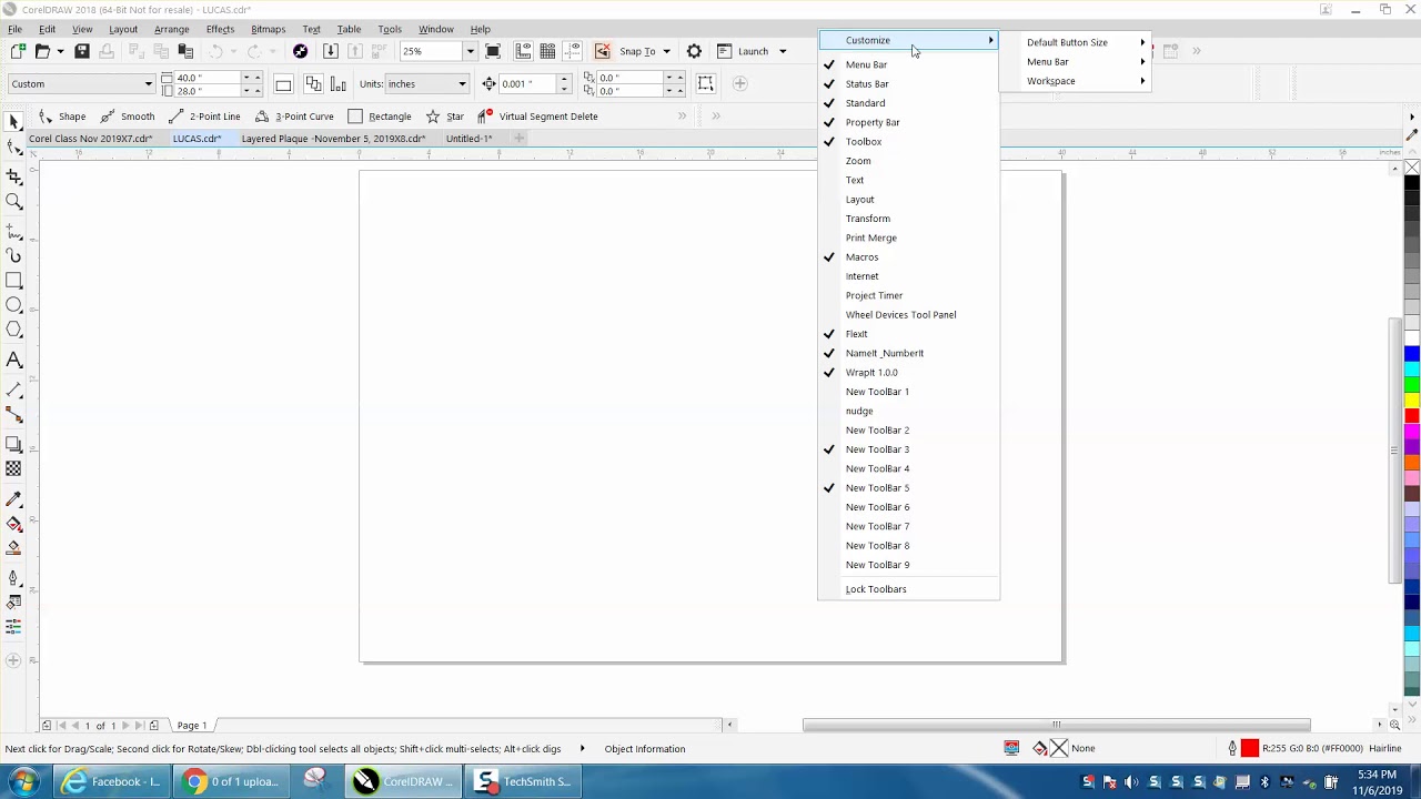 Corel Draw Tips & Tricks One of your Menu items is GONE how to get it back