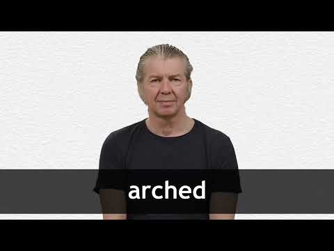ARCHED definition and meaning | Collins English Dictionary