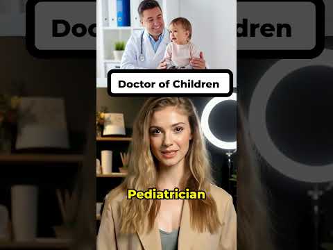 Doctor Names in English – Do You Know These Medical Vocabulary Words? 👩⚕️👨⚕️