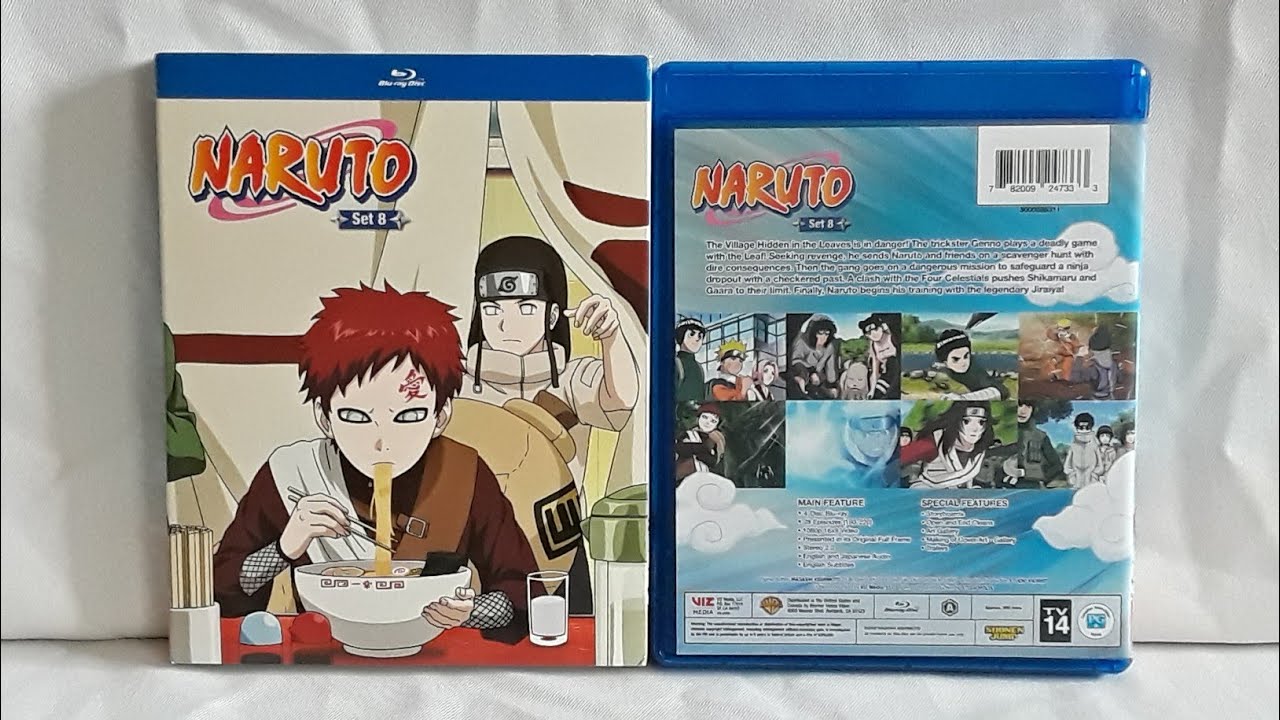 Unboxing Naruto Volume 8 Blu-ray