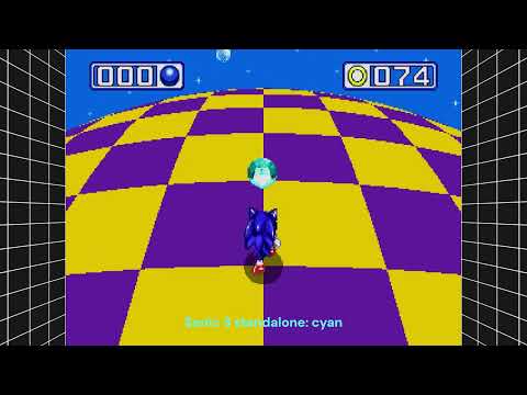 Differences in Emerald Colors Between Sonic 3 Standalone and Sonic 3 and Knuckles