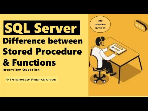 Difference between Stored Procedure and Function in SQL #sql