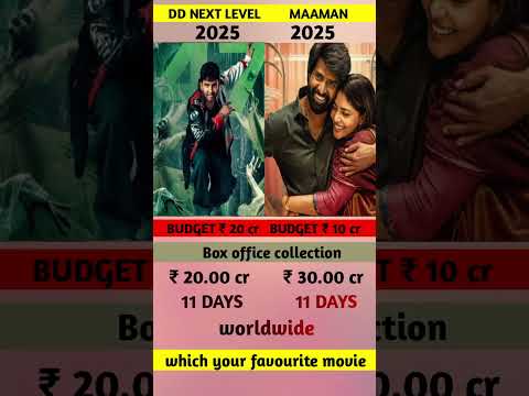 maaman vs dd next level movie box office collection | maaman vs dd next level collection 🔥