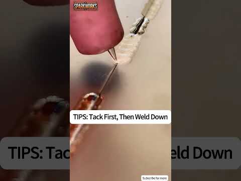 TIG Welding Tips: Track First, Then Weld Down for Best Results!#tigwelding #welder