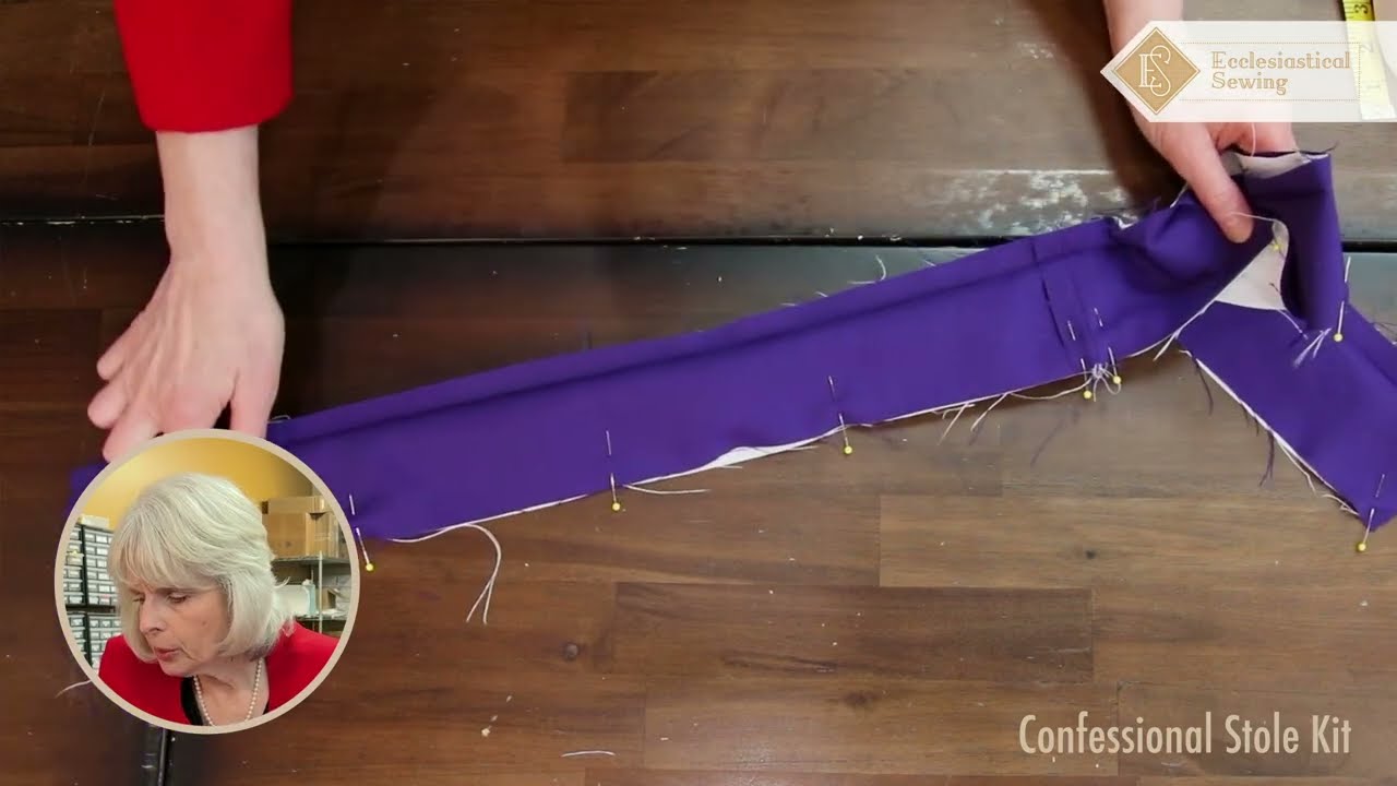 How to make a Confessional Stole Sewing Tutorial Plus Free Pattern in Description.
