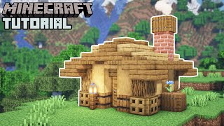 Minecraft: How to Build a Survival Starter House | Small Cottage ...