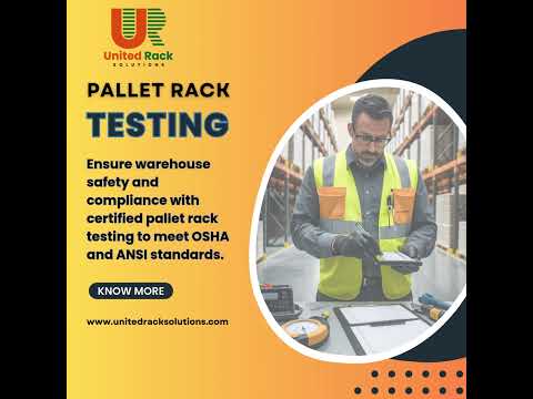 Certified Pallet Rack Testing | OSHA & ANSI Compliant Safety Inspections #PalletRackTesting #rack