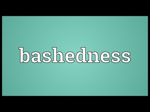 Bashedness Meaning
