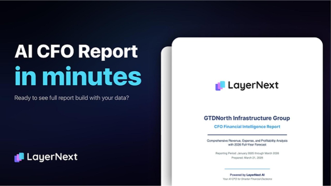 AI CFO Report in Minutes | Automated Financial Reports with LayerNext