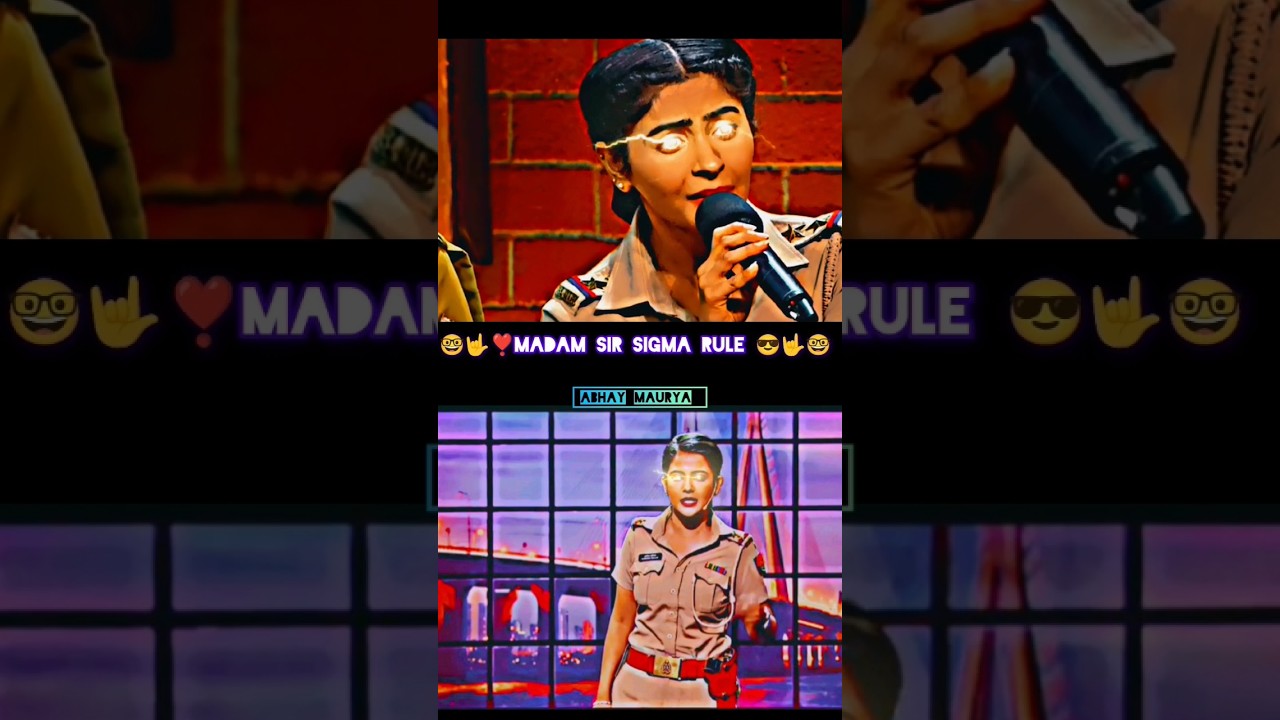 Madam Sir ❤️ and Karishma Singh ❤️ Sigma🤟 Rule 😎 #shorts #viralvideo #madamsir #shortvideo