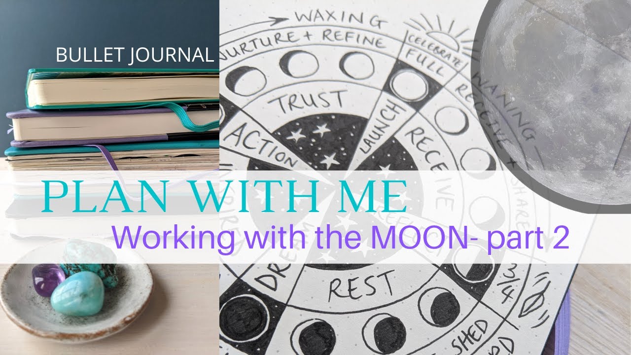 PLAN WITH ME - Working with the MOON phases (part 2) JULY 2020