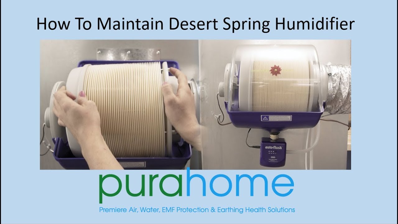 Desert Spring humidifier maintenance instructions