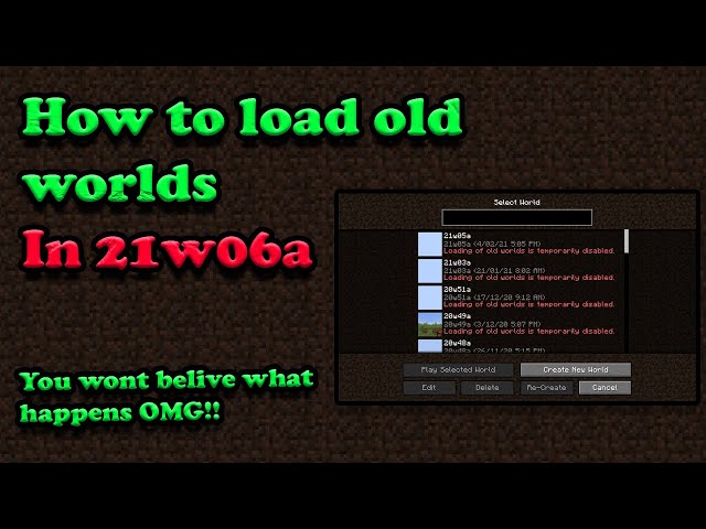 Is it safe to play old worlds in Minecraft beta and snapshots?