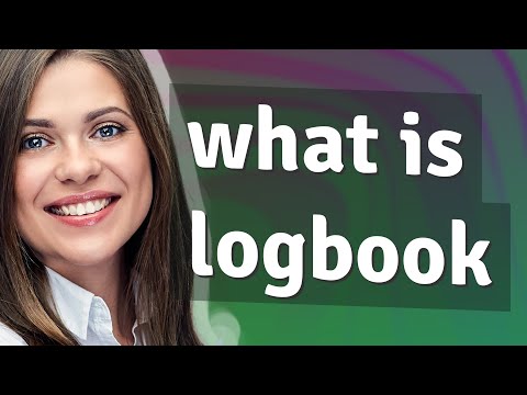 Logbook | meaning of Logbook