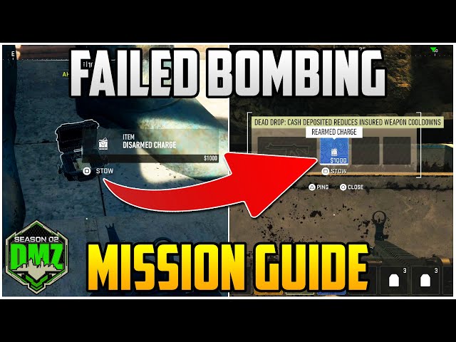 How to easily complete the 'Failed Bombing' mission in Warzone 2 DMZ?