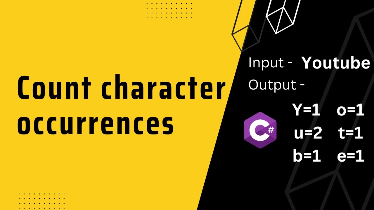 Can you do it 2 minutes? | Count all character occurrences | Stack MJ