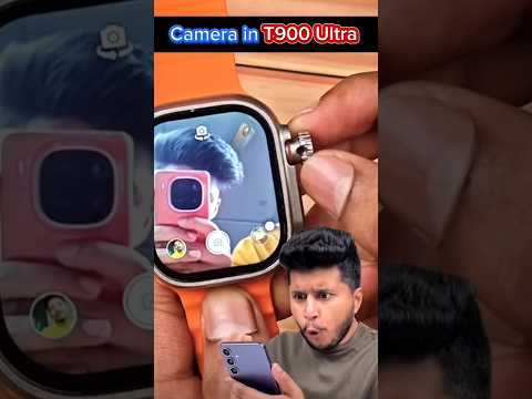 Camera in T900 Ultra Smartwatch or Apple Clone Watch ⌚💖 Is it Fake or Real??! #shorts #camera #apple