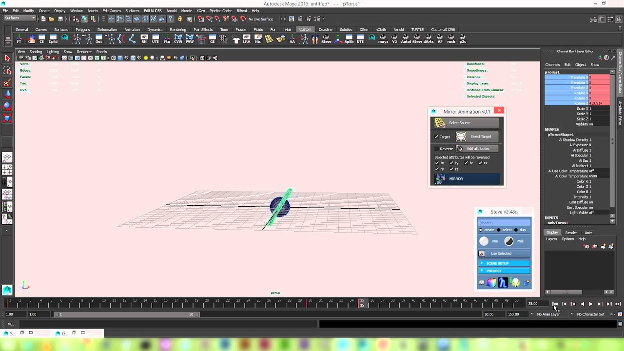 Mirror Animation Tool - Tutorial