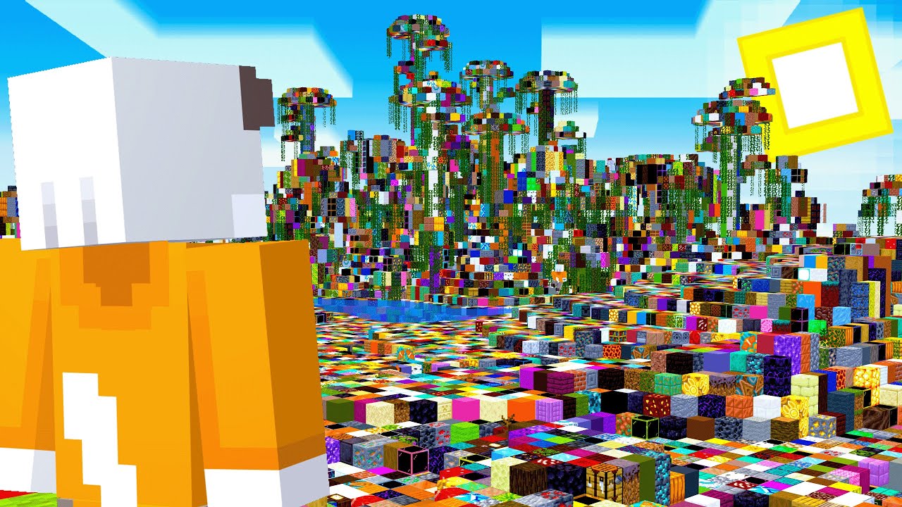 Minecraft, But Every Block Is Random