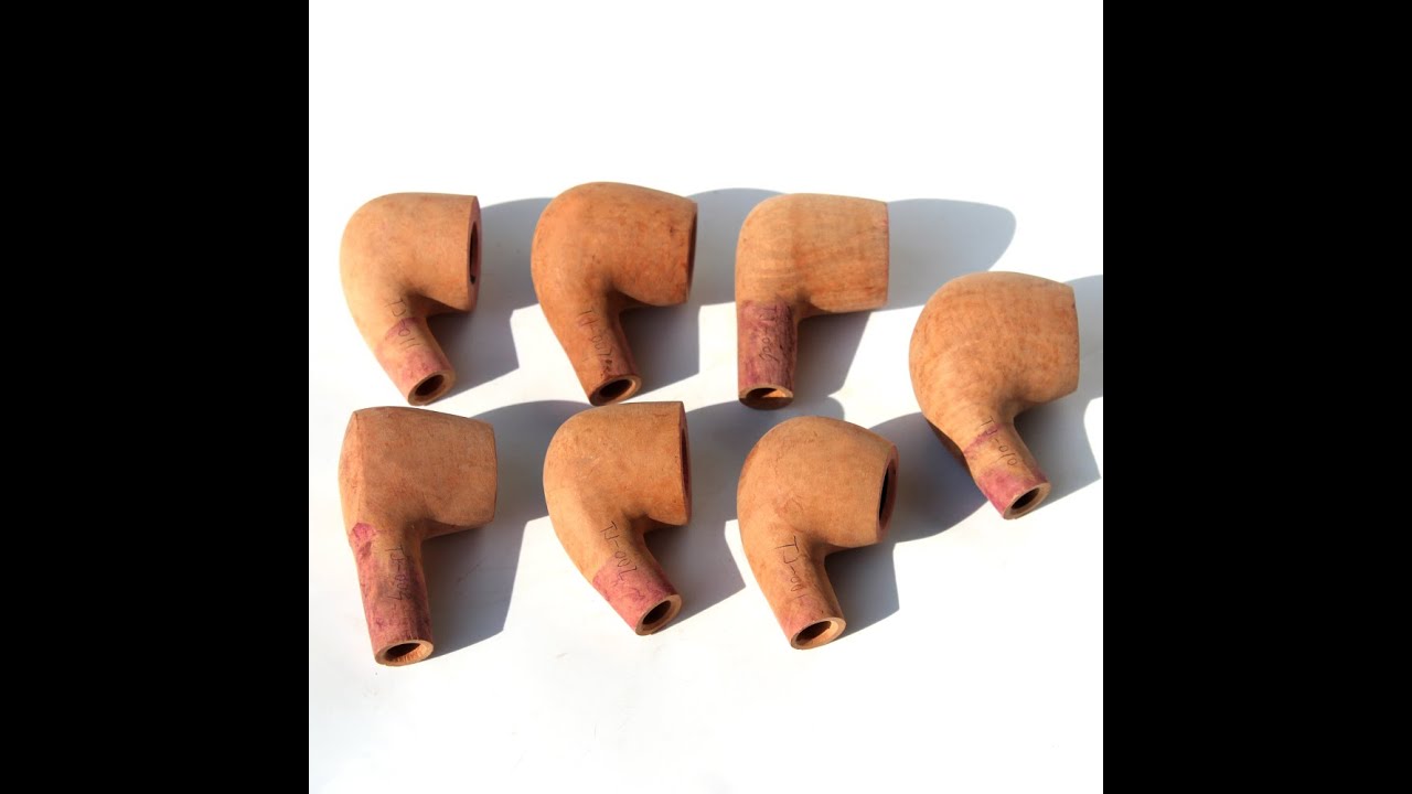 Smoking Pipes with Unfinished Bowls wooden pipes head without mouth pieces