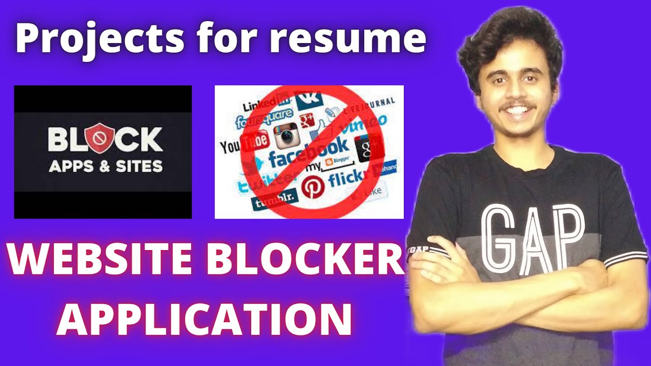 Project 1: Website blocker application | projects for resume | Detailed explanation with coding.