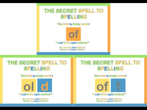 How To Spell Of, Off & Old - The Secret Spell To Spelling